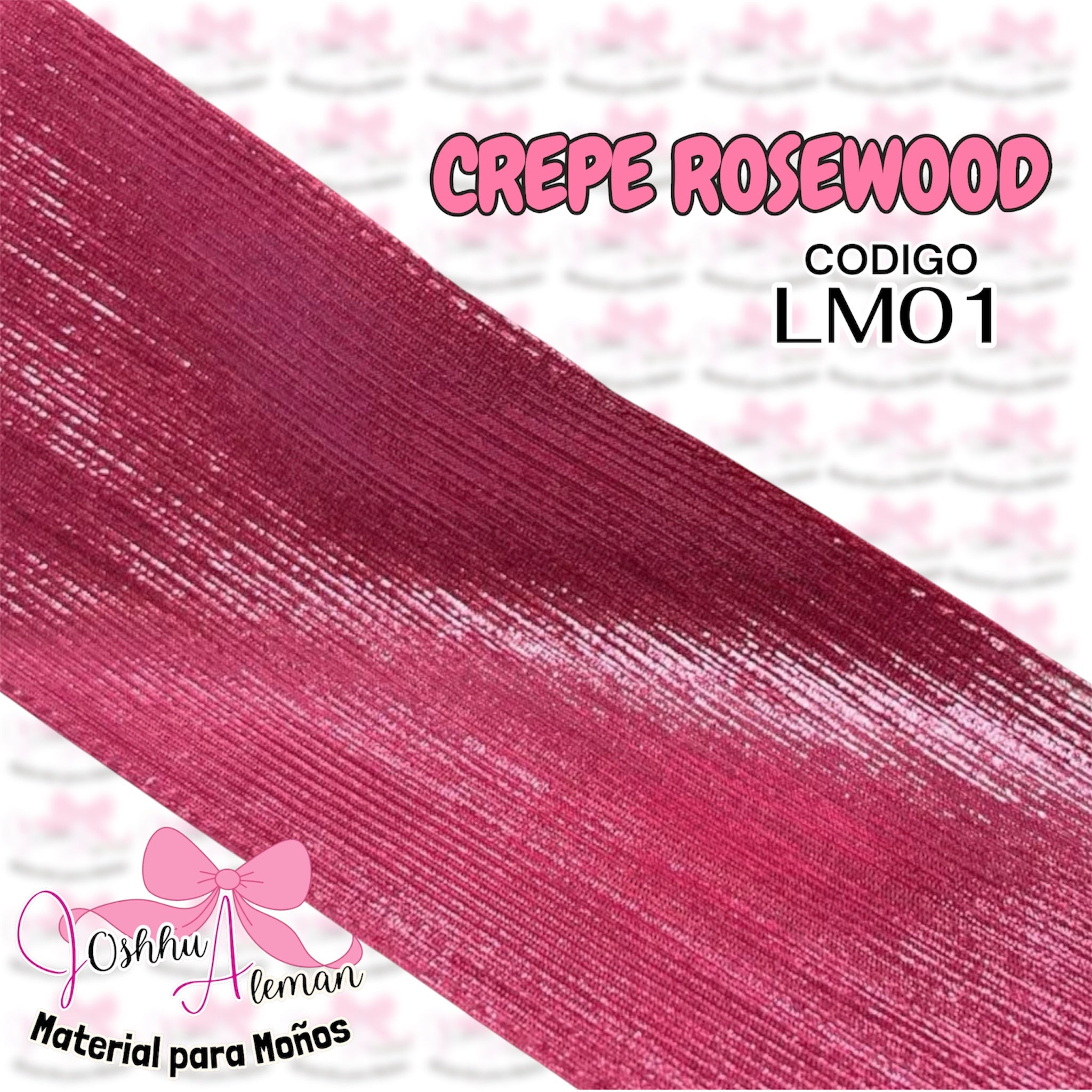 LISTON METALICO CREPE 3" – Joshhua Alemán